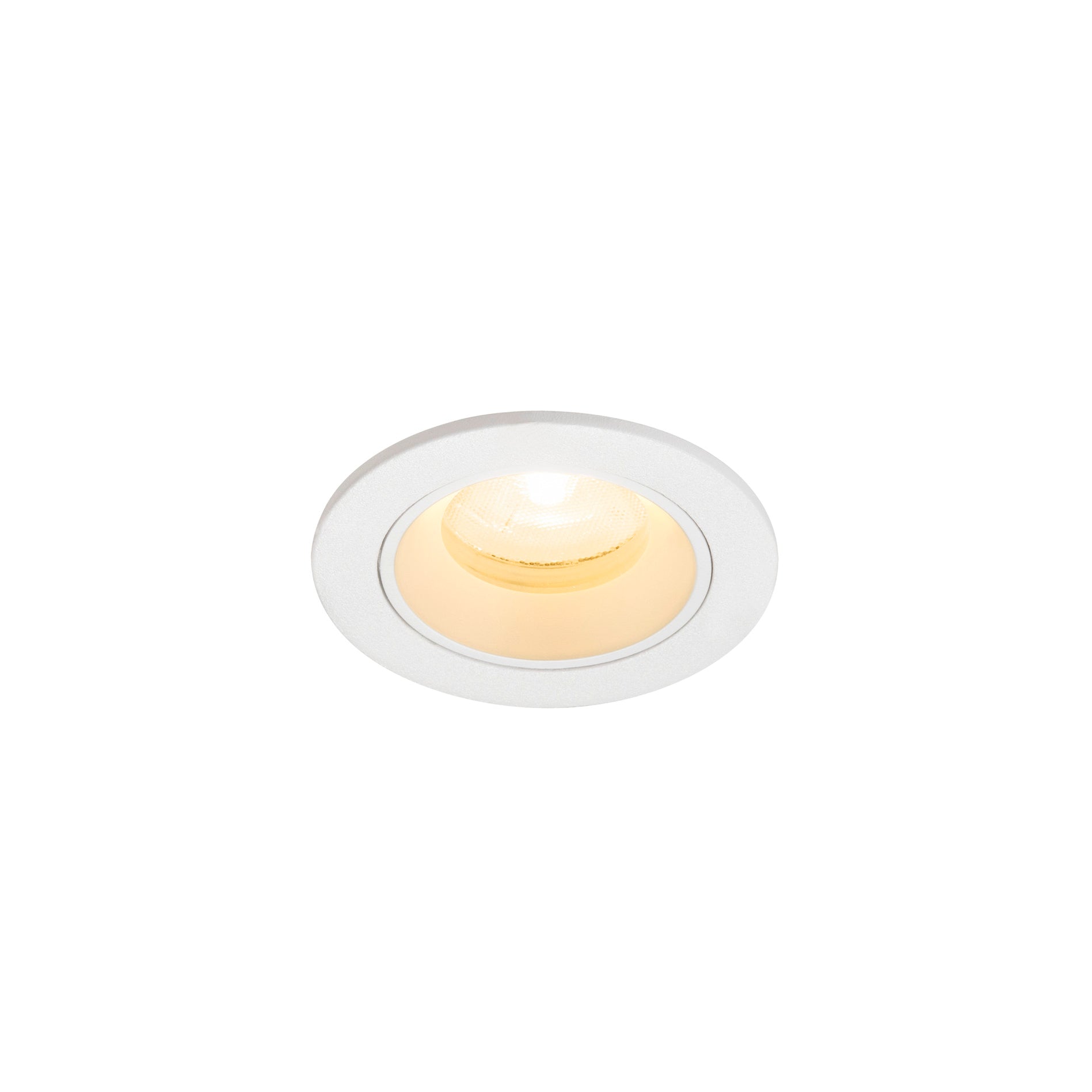 NUMINOS XS, Recessed ceiling light, 3000 K, 20°, IP20, round, white ...