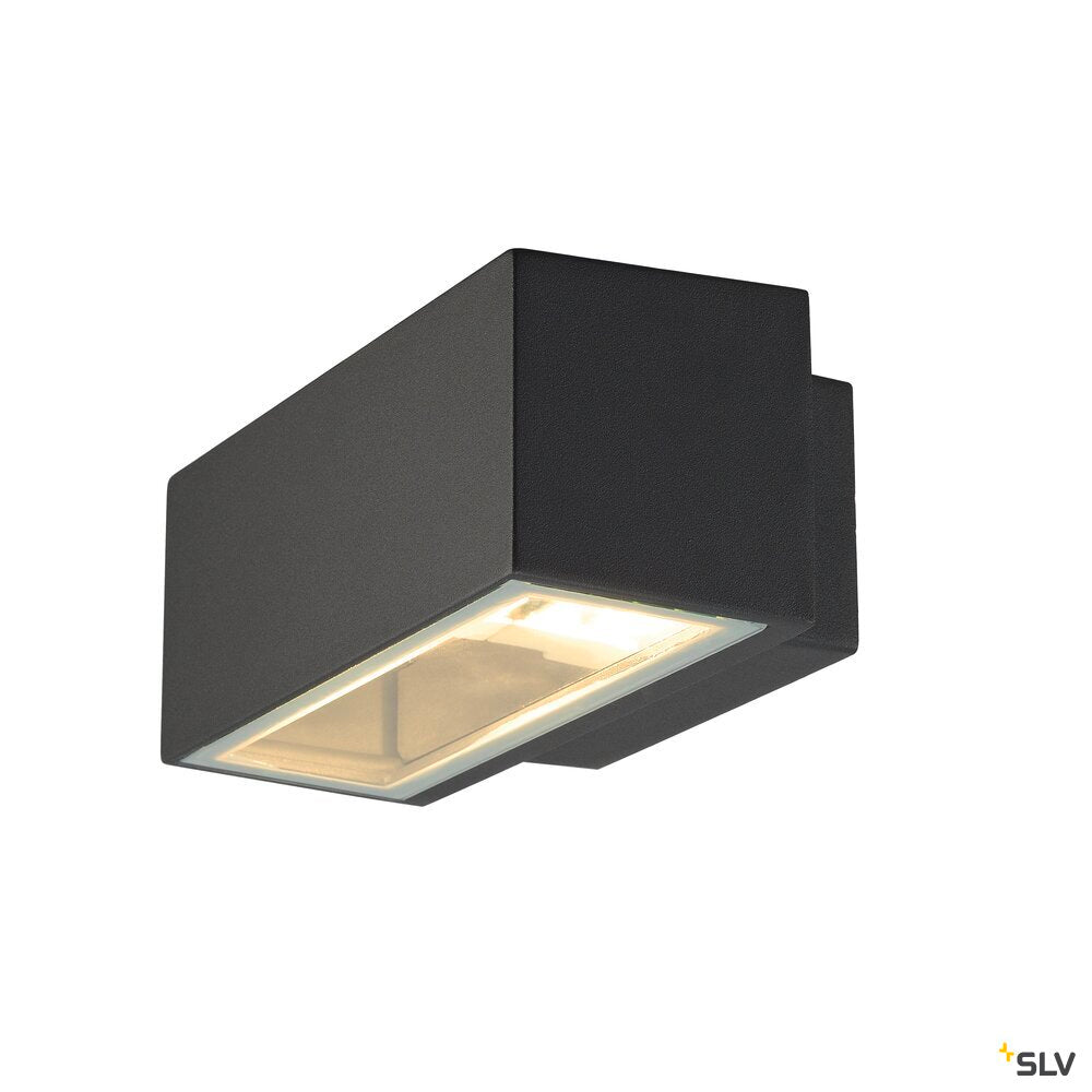 SLV 232485 | BOX, outdoor wall light, QT-DE12, IP44, square, up/down ...