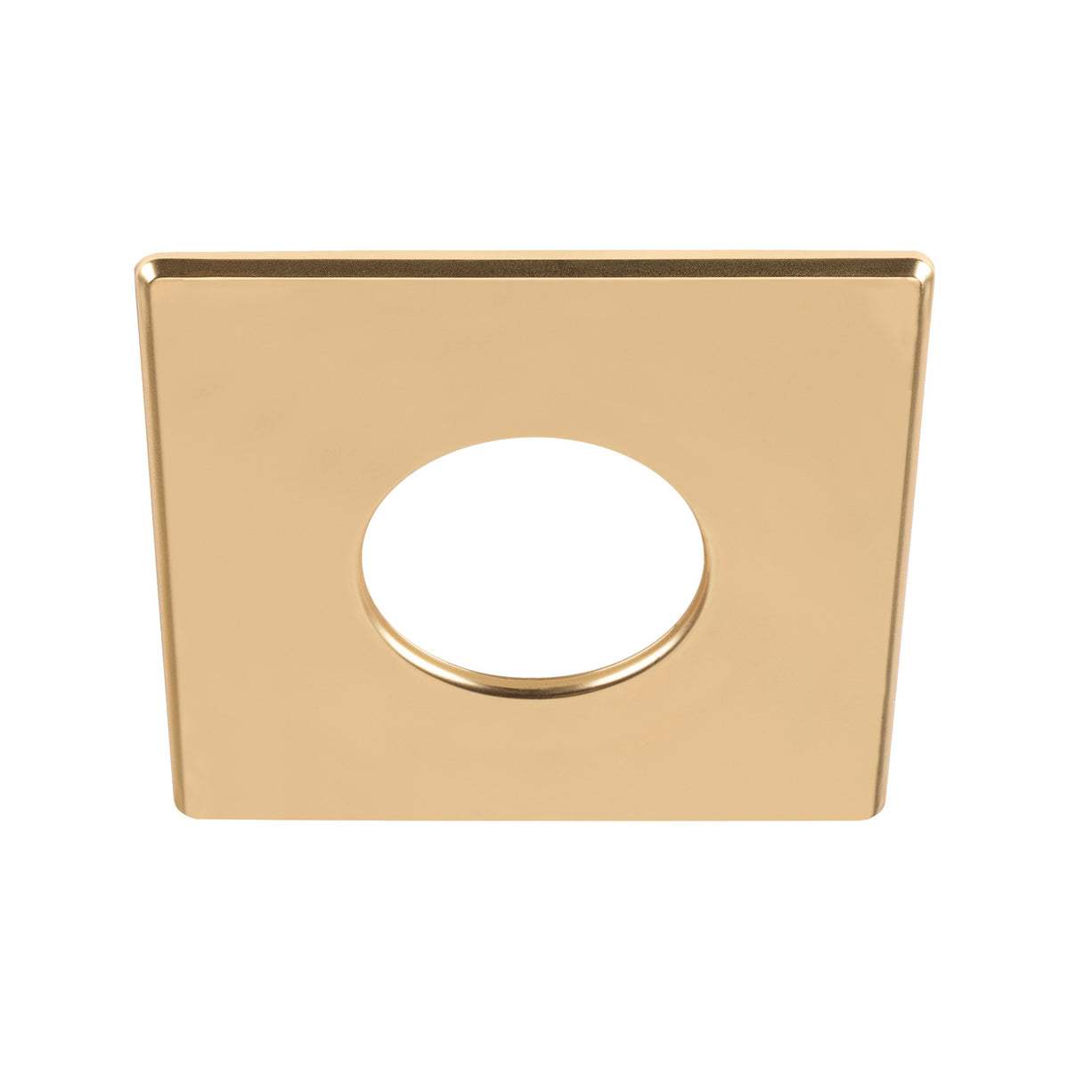 UNIVERSAL DOWNLIGHT cover, for downlight IP65, square, gold matt — SLV ...