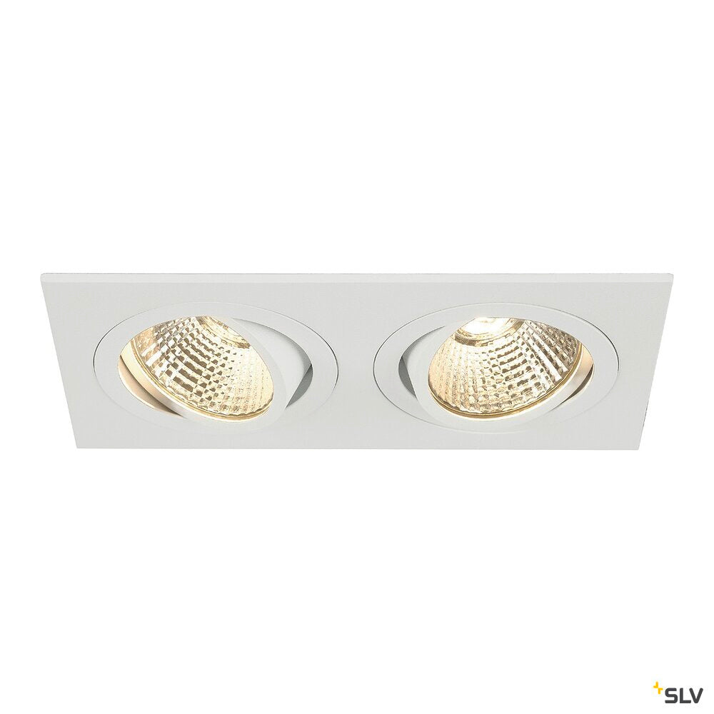 NEW TRIA 2 SET recessed fitting, double-headed LED, 2700K, rectangular ...